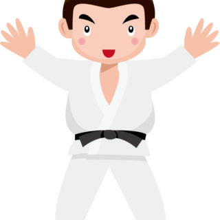武道のフリーイラスト | イラストポップ